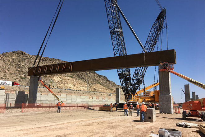 Steel & Post Tension Straddle Bent Design & Analysis